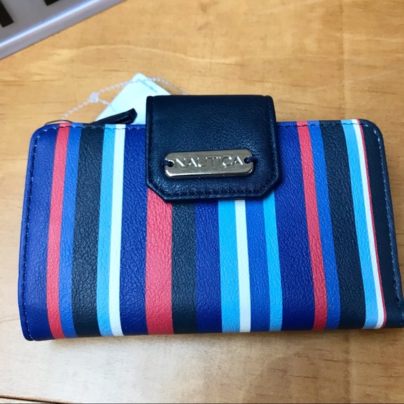 Nautica Bags | Nautica Wallet Womens Multicolor Rfid Zip Nwt | Poshmark